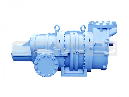 Features of SRM open-type single-stage screw compressor: